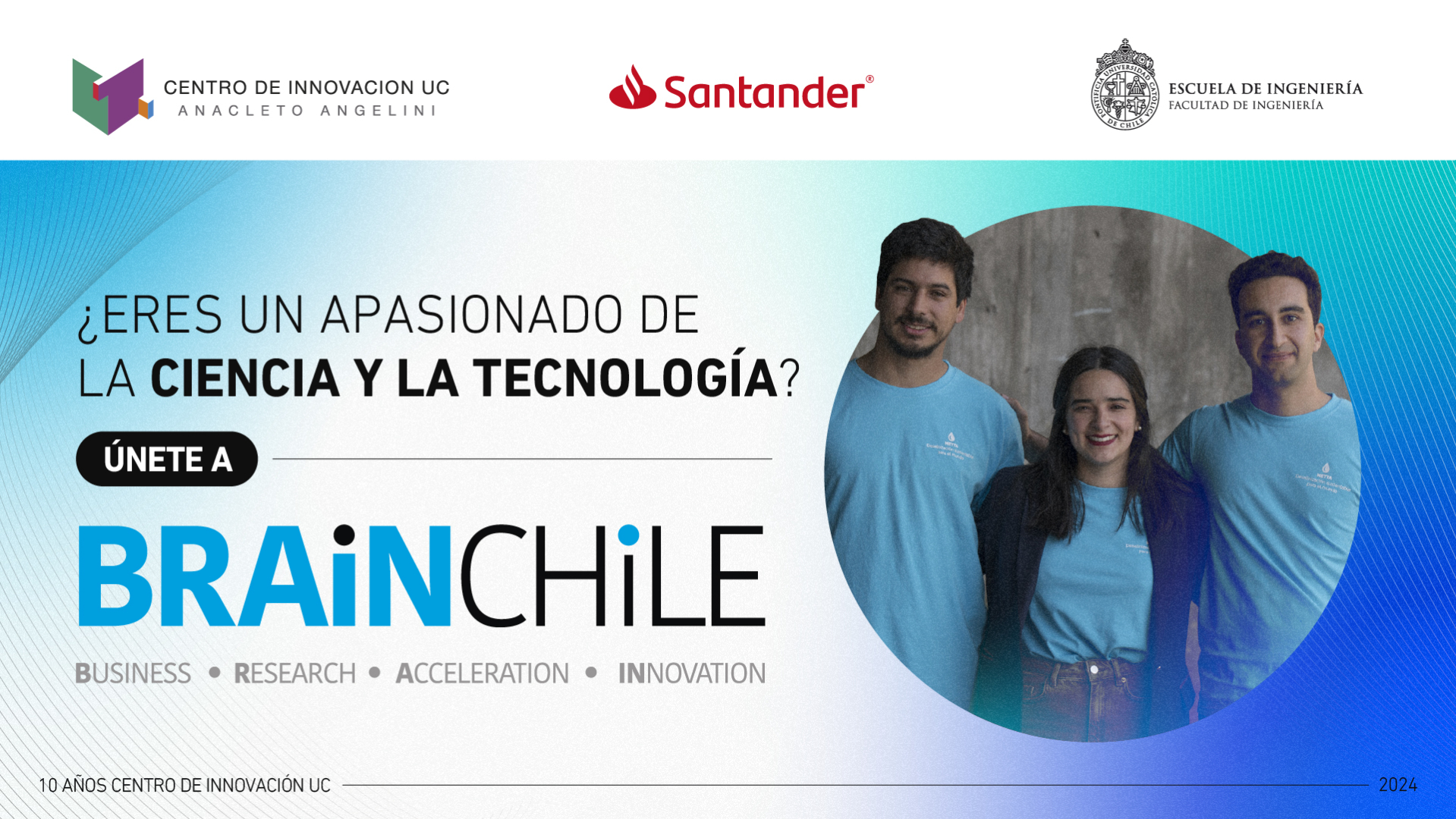 [Beca] Convocatoria BRAIN Chile 2024 – postula tu proyecto de base científico-tecnológico